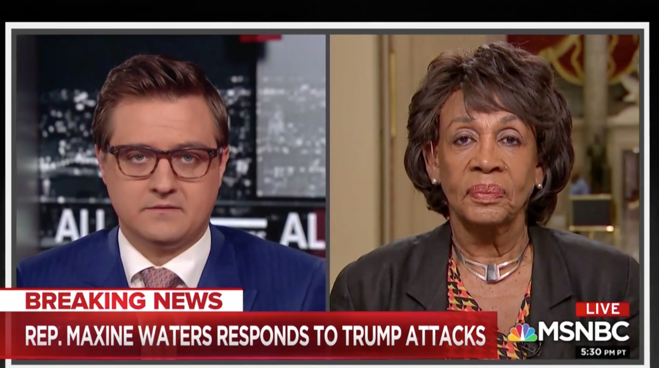 Maxine Waters Triples Down: Trump ‘Calls for More Violence Than Anybody ...