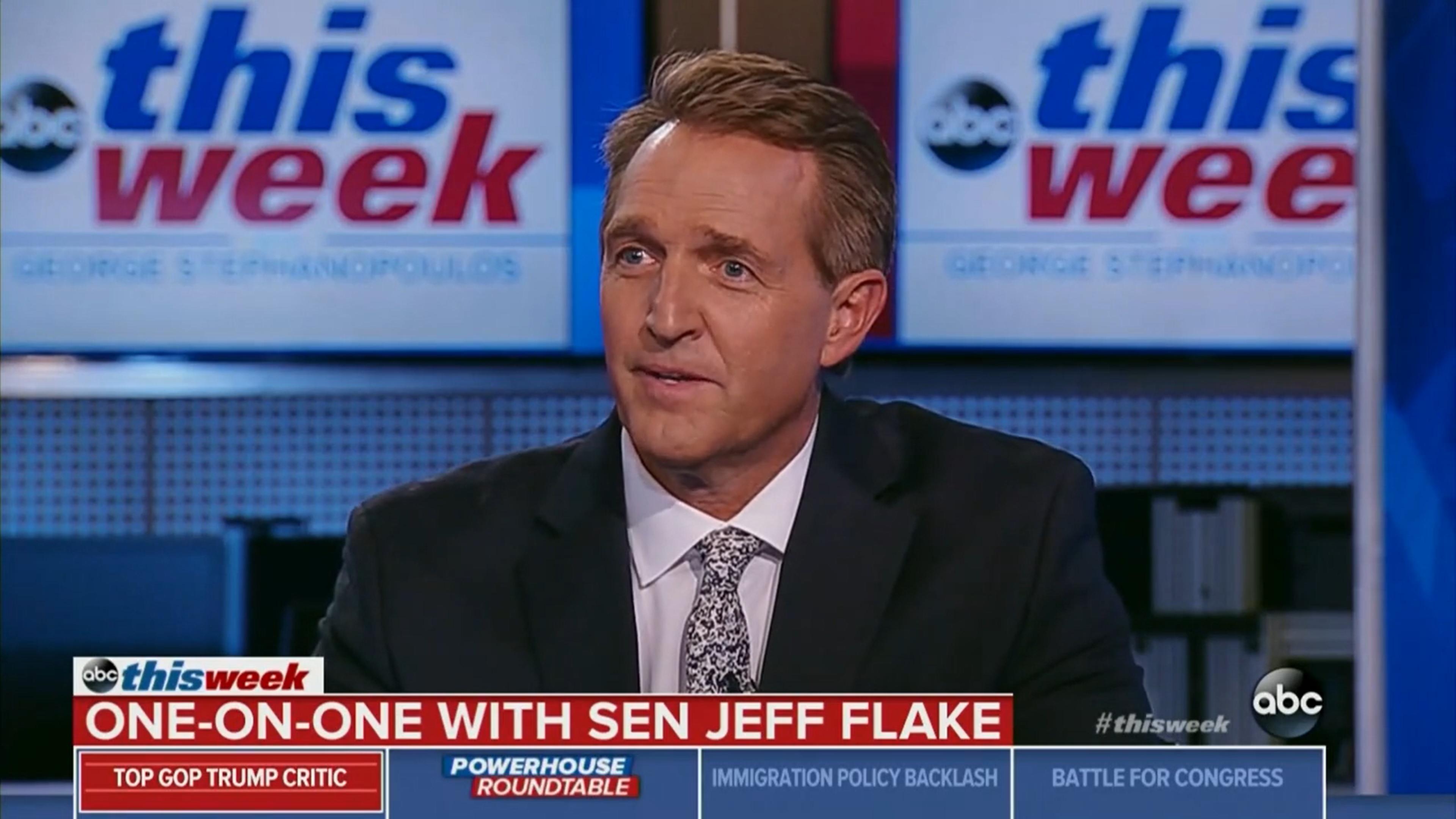 Jeff Flake: ‘Republicans Need to Stand Up’ to Trump and Actually Push Back