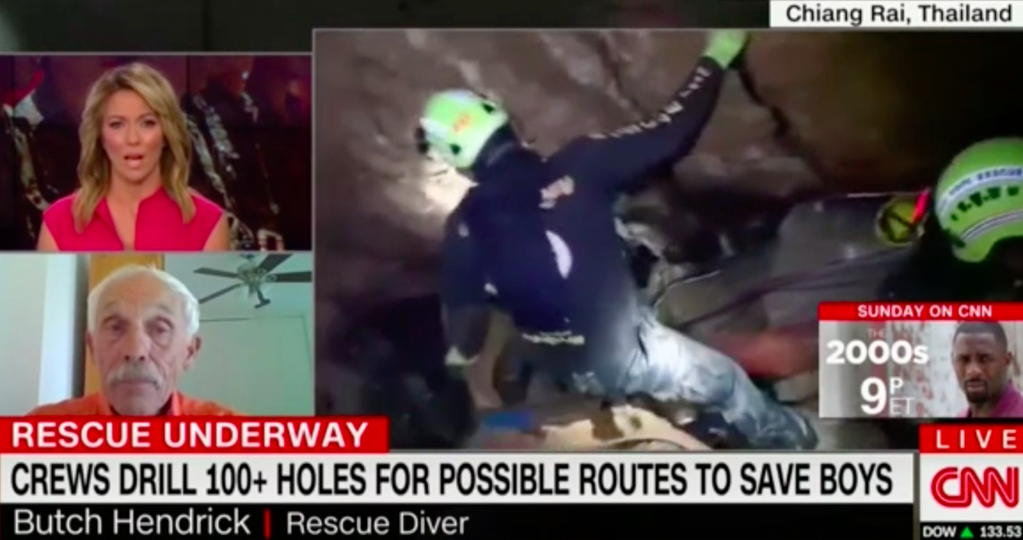 Veteran Rescue Diver Talks Thai Cave Operation on CNN: ‘Intensely ...