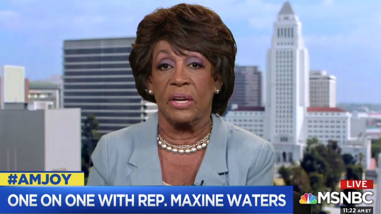 Maxine Waters: I Won’t ‘Be Intimidated by the Likes of Donald Trump’