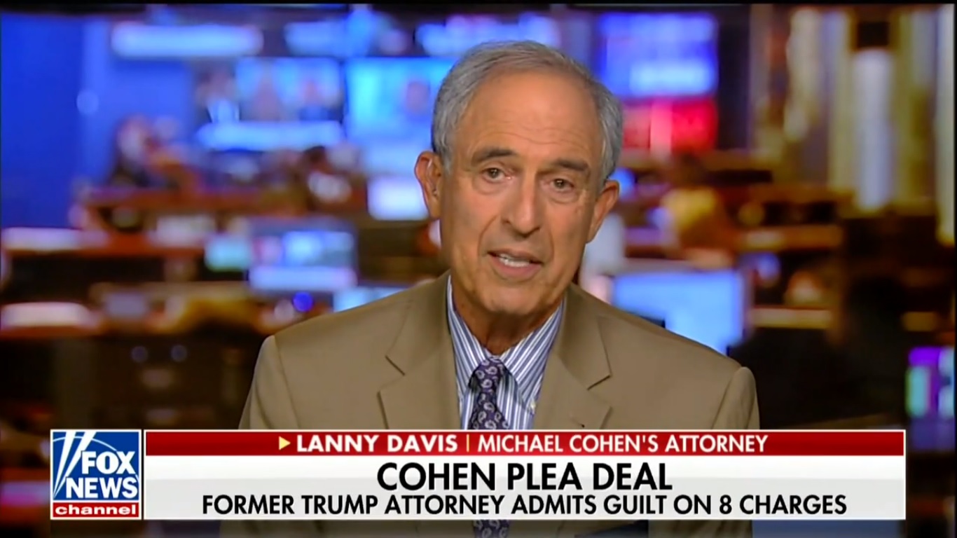 Cohen Lawyer Lanny Davis Slams Fox News While on Fox News