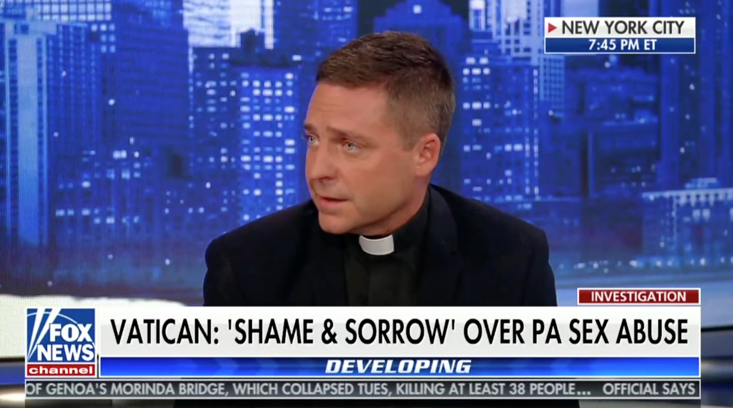 Fox Religious Analyst Slams Catholic Church on Abuse Scandal