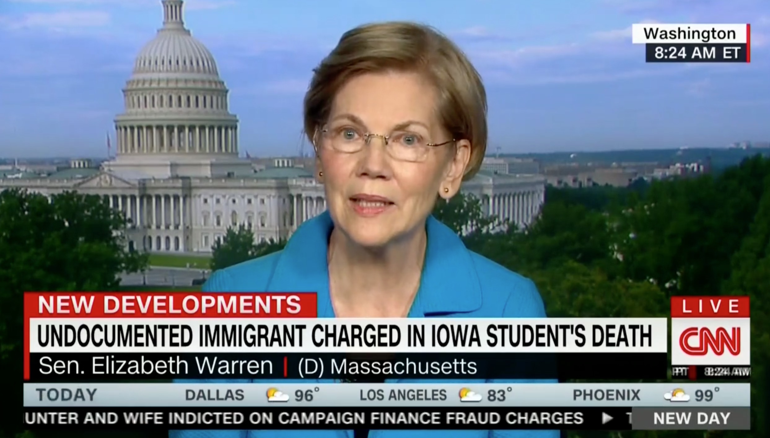 Elizabeth Warren Reacts to Mollie Tibbetts’ Death By Defending Illegal ...