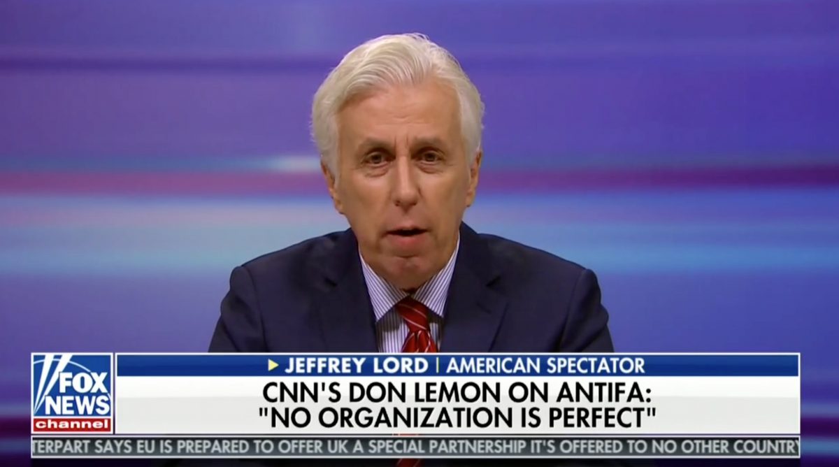 Ex-CNN Pundit Jeffrey Lord Trashes CNN For Defending Antifa