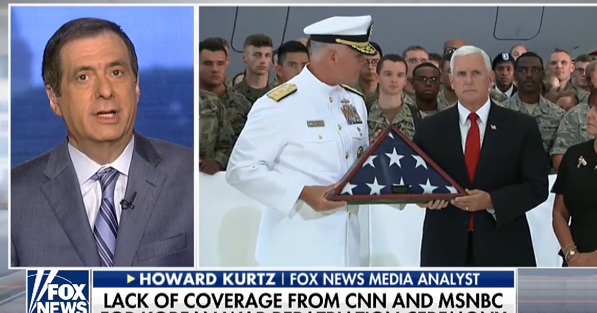 Howard Kurtz Scolds MSNBC, CNN For Not Covering Return of US Remains ...