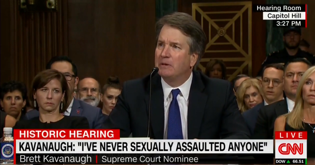 WATCH: Brett Kavanaugh's Statement Brings Fury, Tears