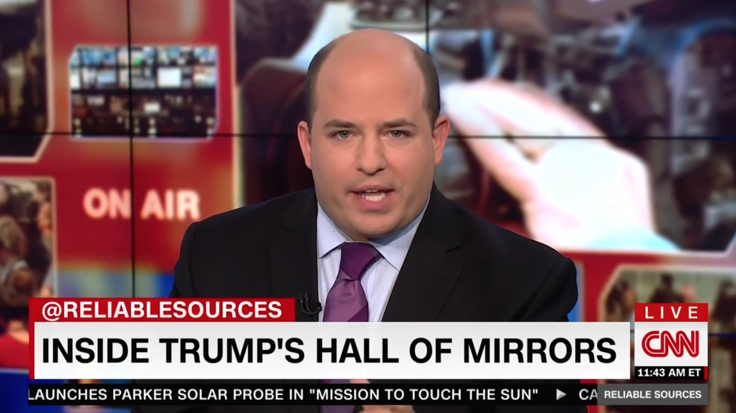 Brian Stelter Corrects Sarah Sanders' Attack on CNN Ratings