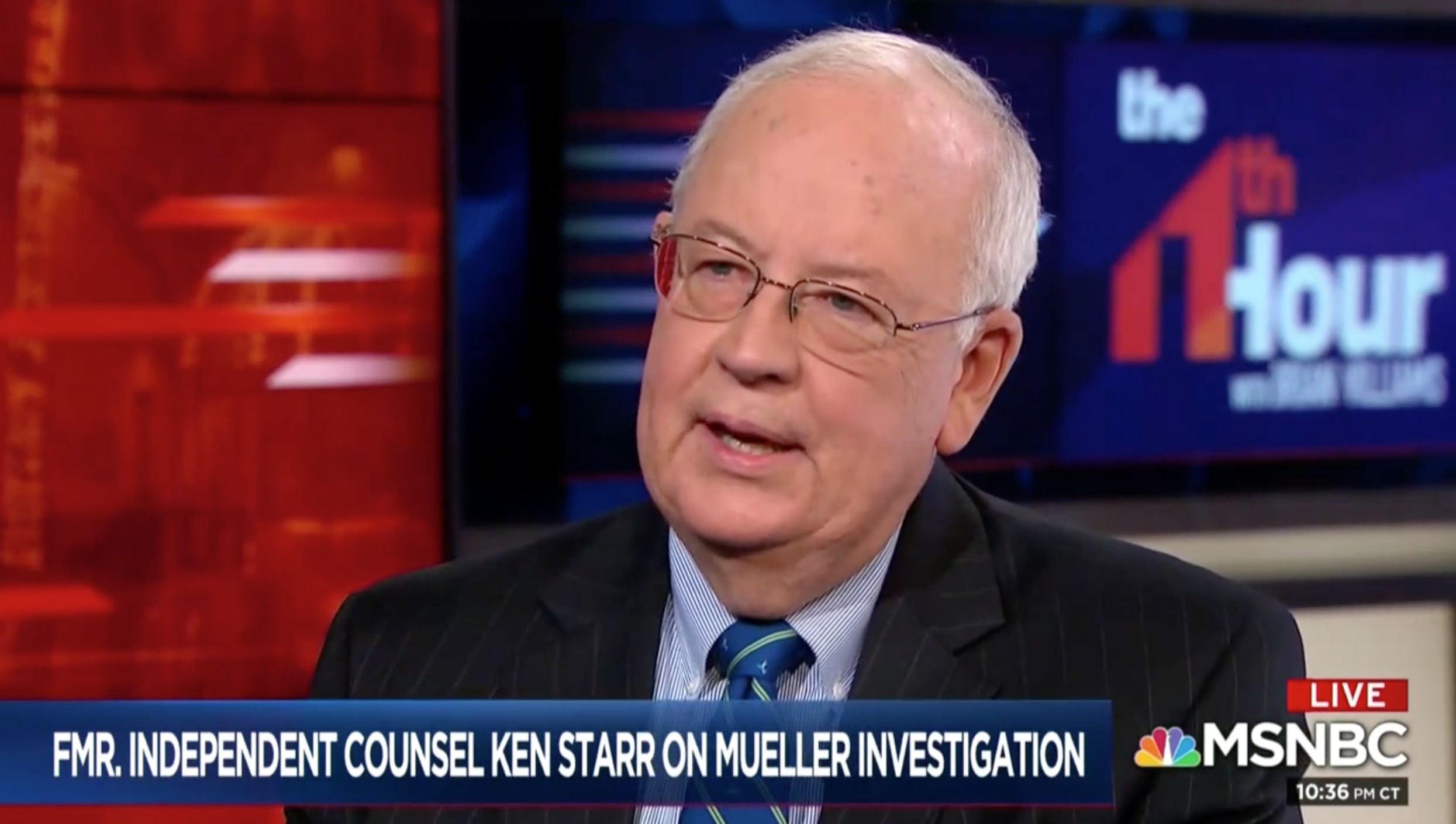 Ken Starr: Mueller Probe is 'Definitely Not a Witch Hunt'