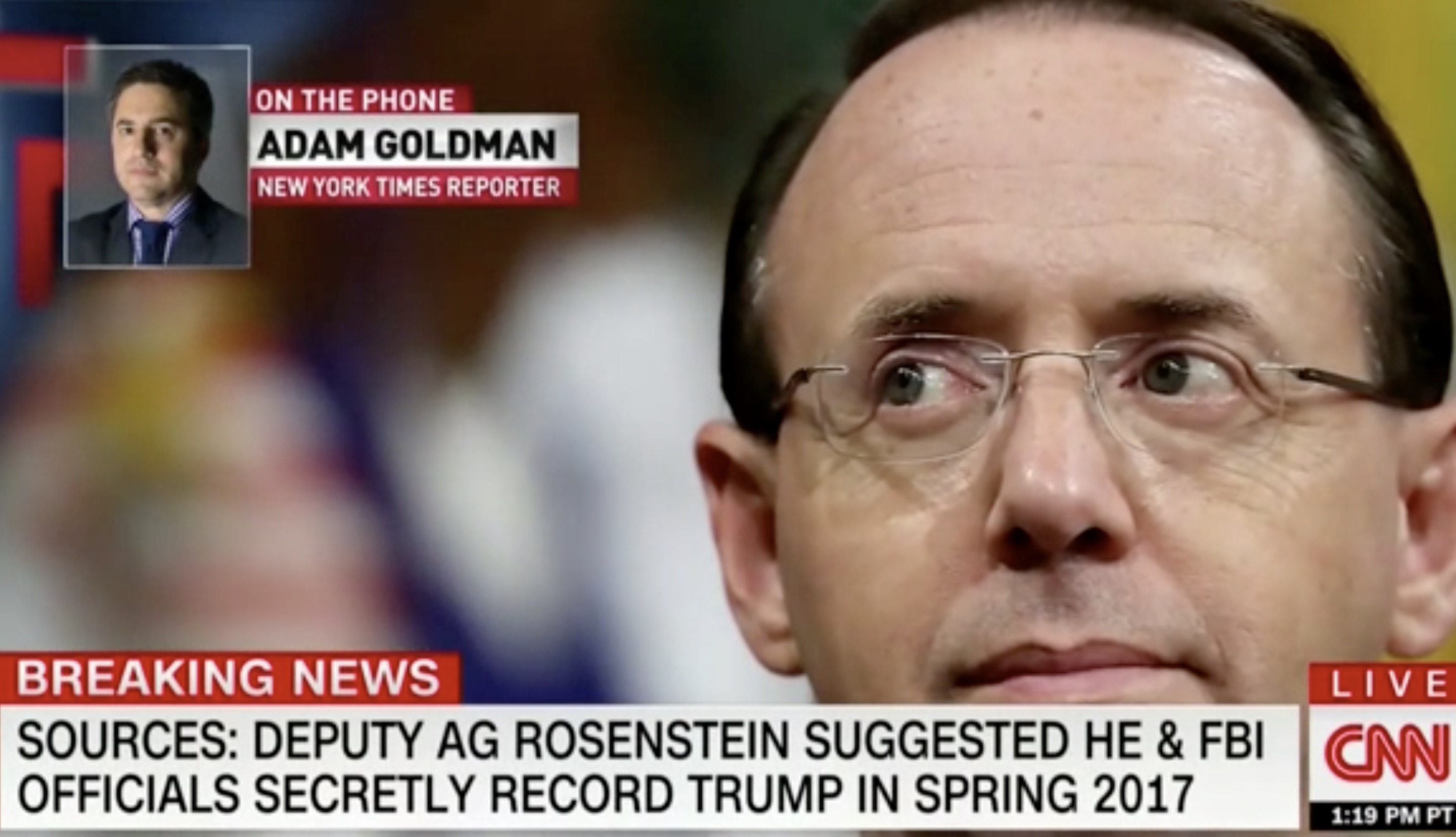 NY Times Reporter Stands by Rod Rosenstein Bombshell: ‘This Wasn’t a ...