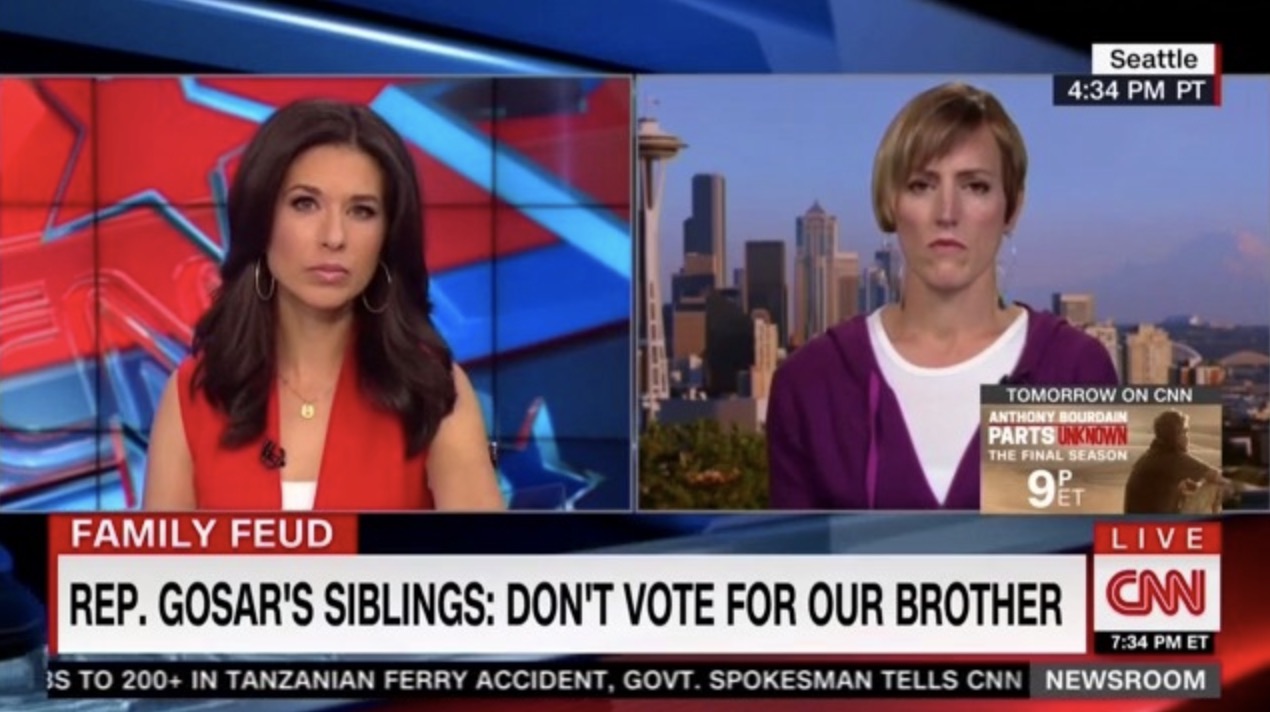 Gosar Sibling Reacts to Rep’s Statement: ‘Paul Doesn’t Really Live in ...