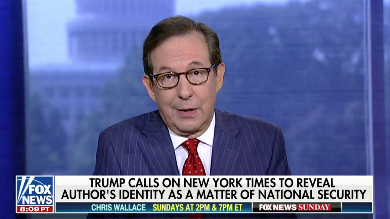 Chris Wallace: Trump Can’t ‘Decree’ NYT Turn Over Op-Ed Author, ‘No ...