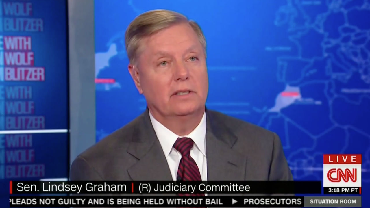 Lindsey Graham Rebuts Trump's TREASON Tweet
