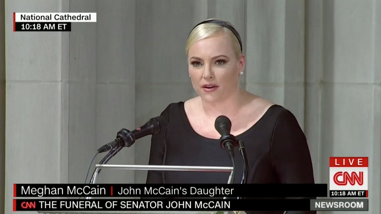 Meghan McCain Delivers Moving Eulogy for Her Father: ‘John McCain Was ...