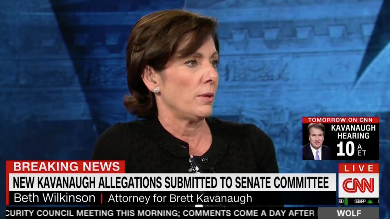 Kavanaugh Lawyer Beth Wilkinson Responds to Julie Swetnick