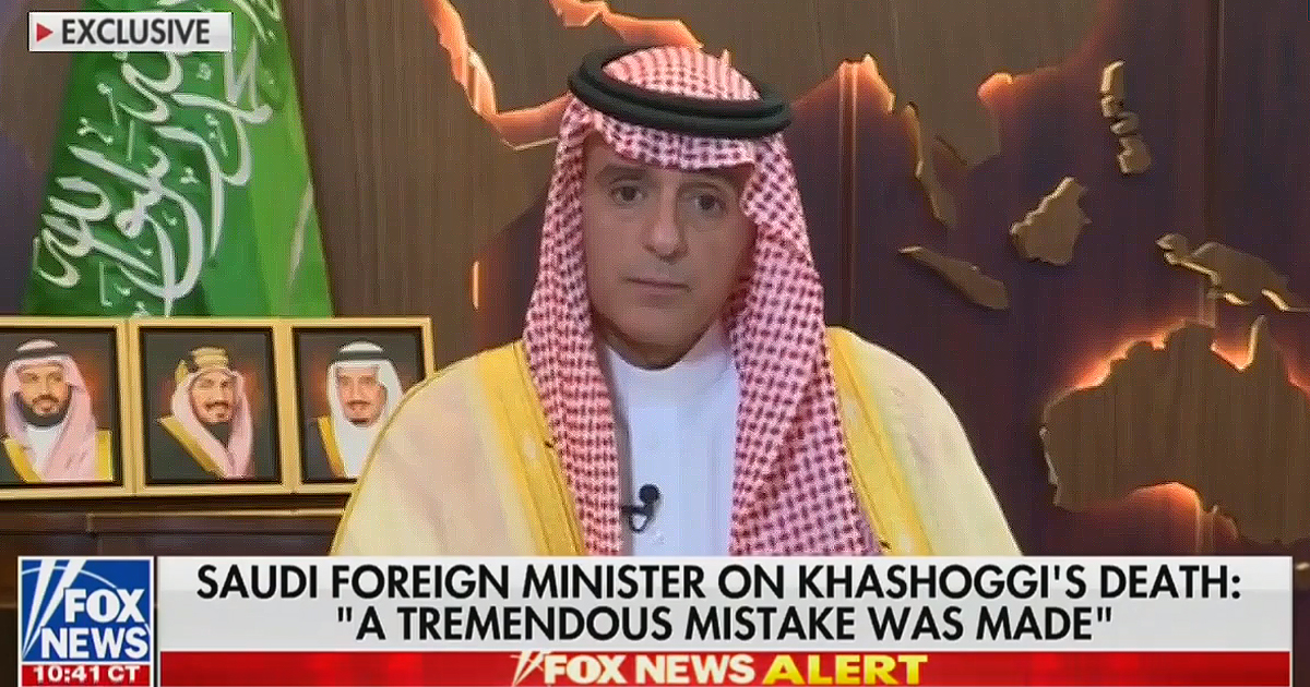 Saudi Foreign Minister Calls Killing 'Rogue', Admits Cover-up
