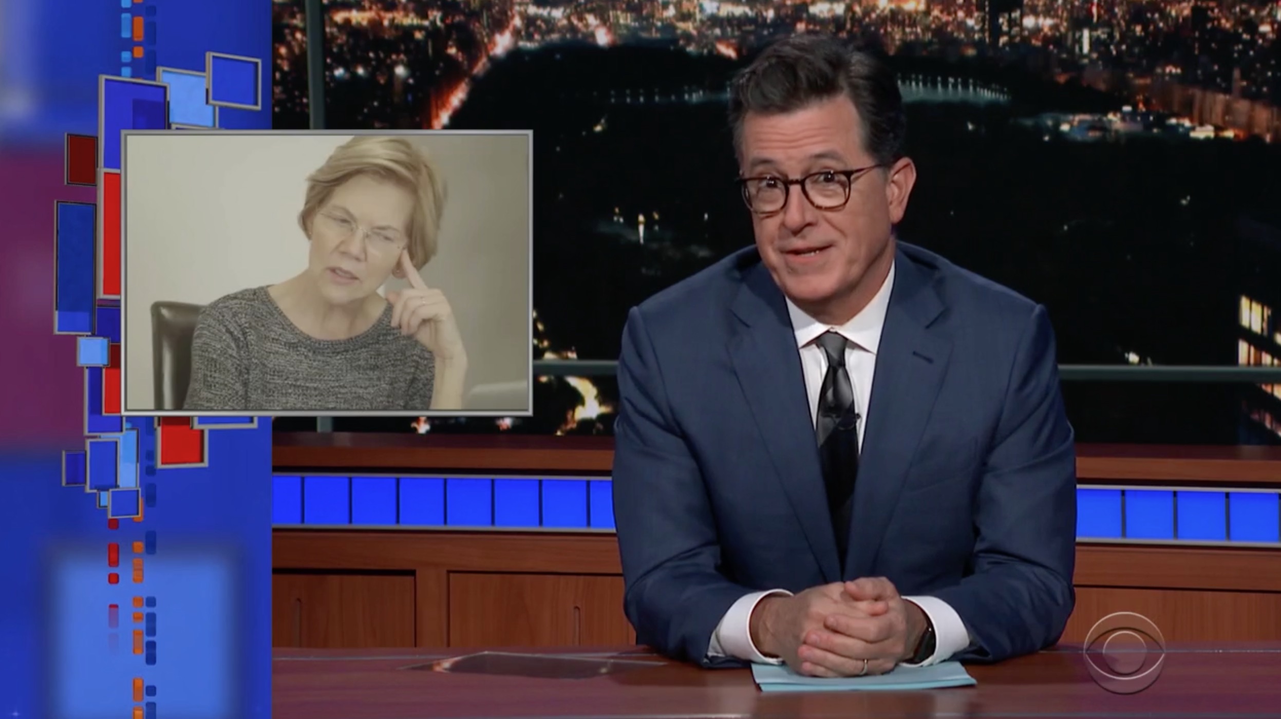 Colbert: This DNA Test Proves Warren 'Is Running For POTUS'
