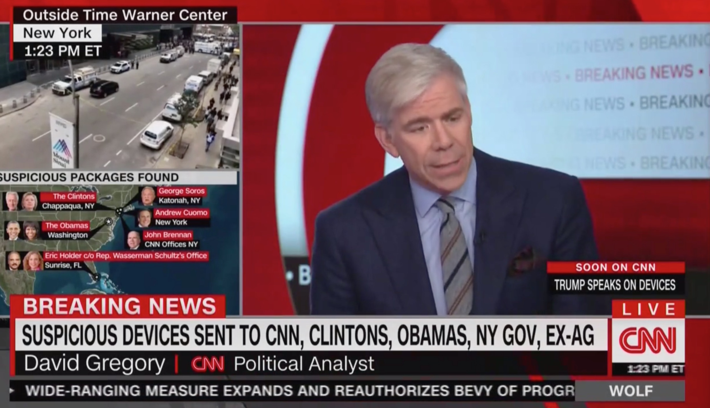 CNN’s David Gregory Condemns Trump Administration: Response to the Bomb ...