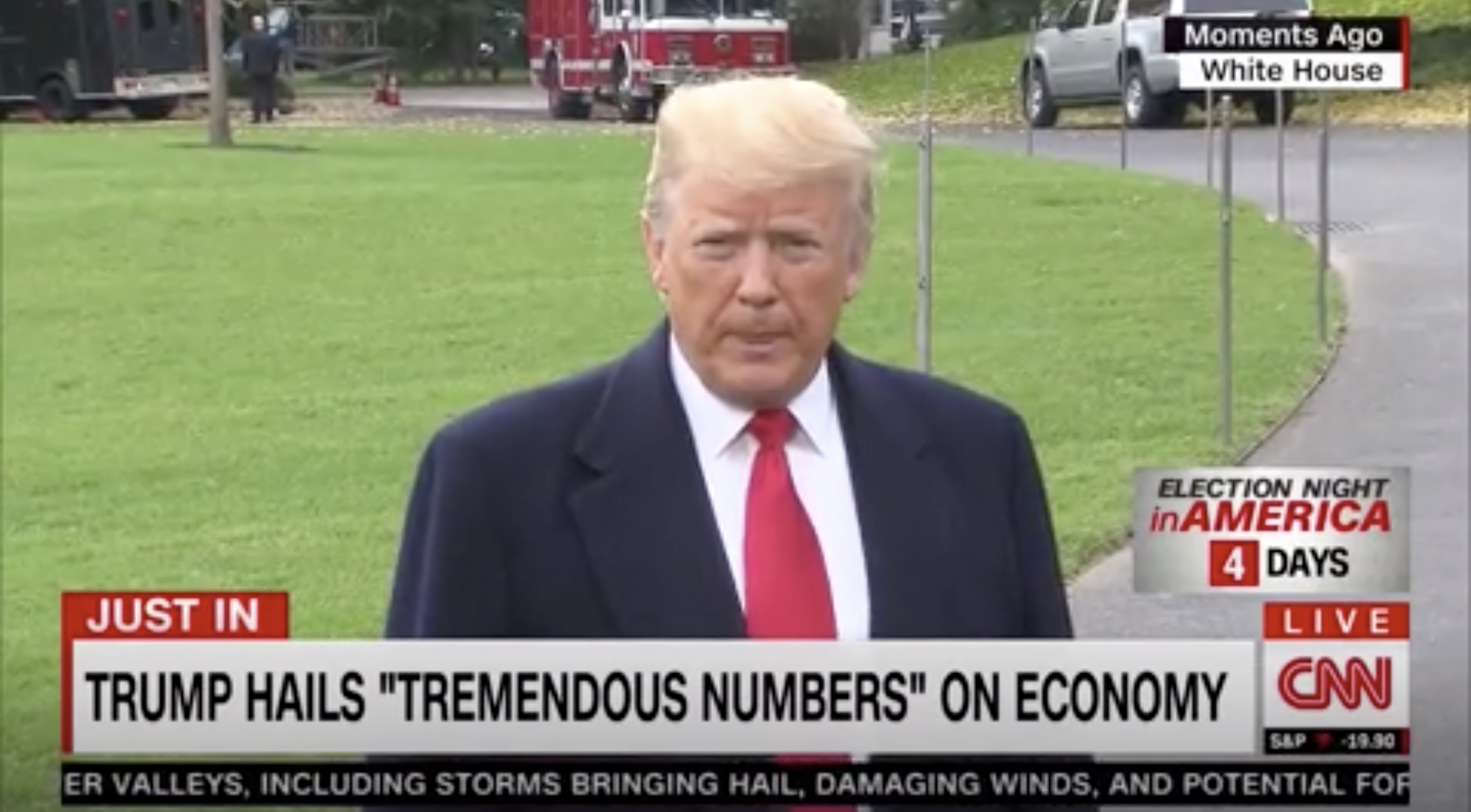 Trump on Migrants Throwing Rocks: ‘I Didn’t Say Shoot’