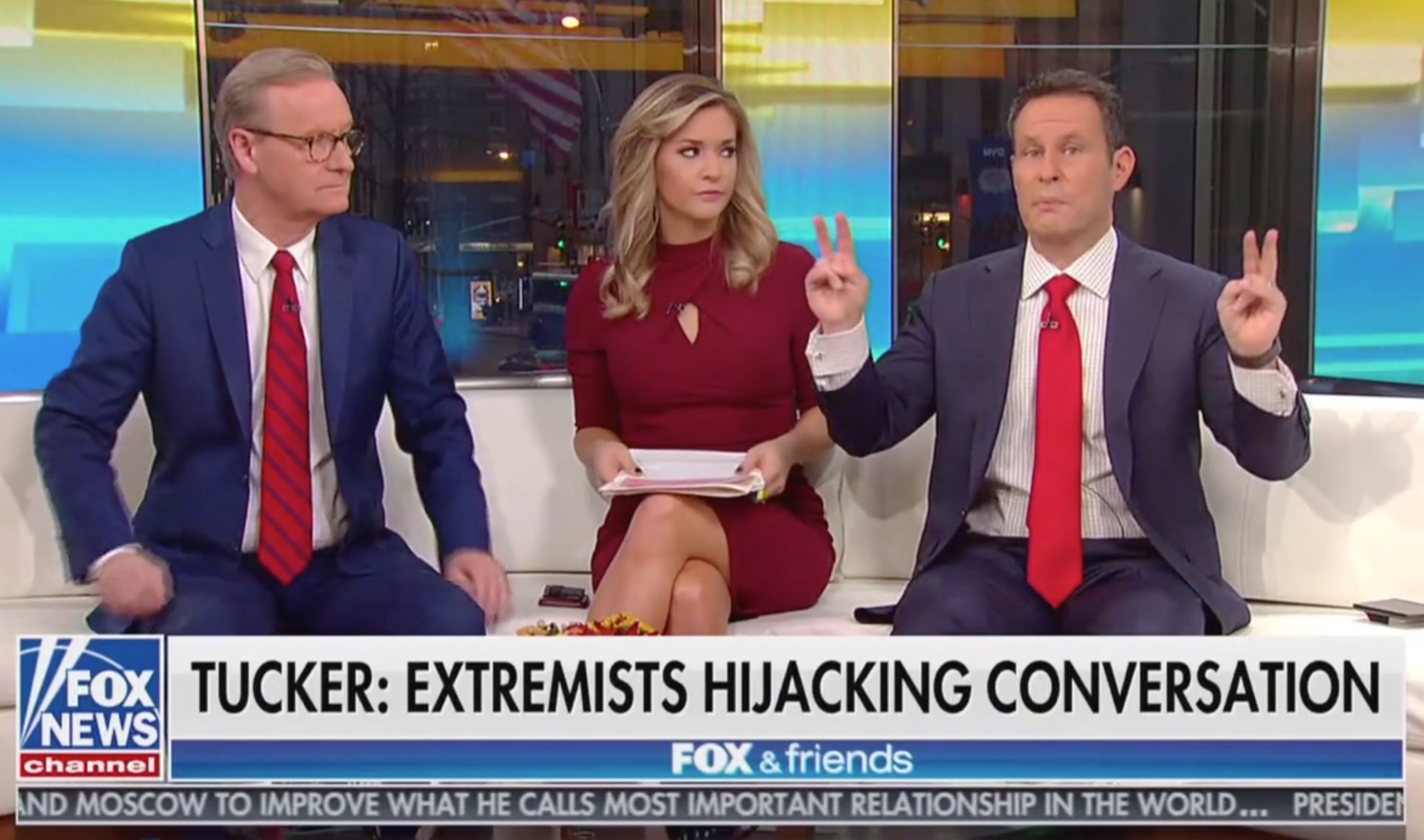 Fox & Friends’ Brian Kilmeade: Mob Was ‘Getting Paid’ to Threaten Tucker Carlson’s House