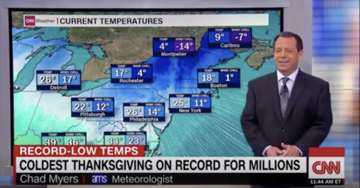 CNN Meteorologist Fact Checks Trump's Global Warming Tweet: 'Climate is ...