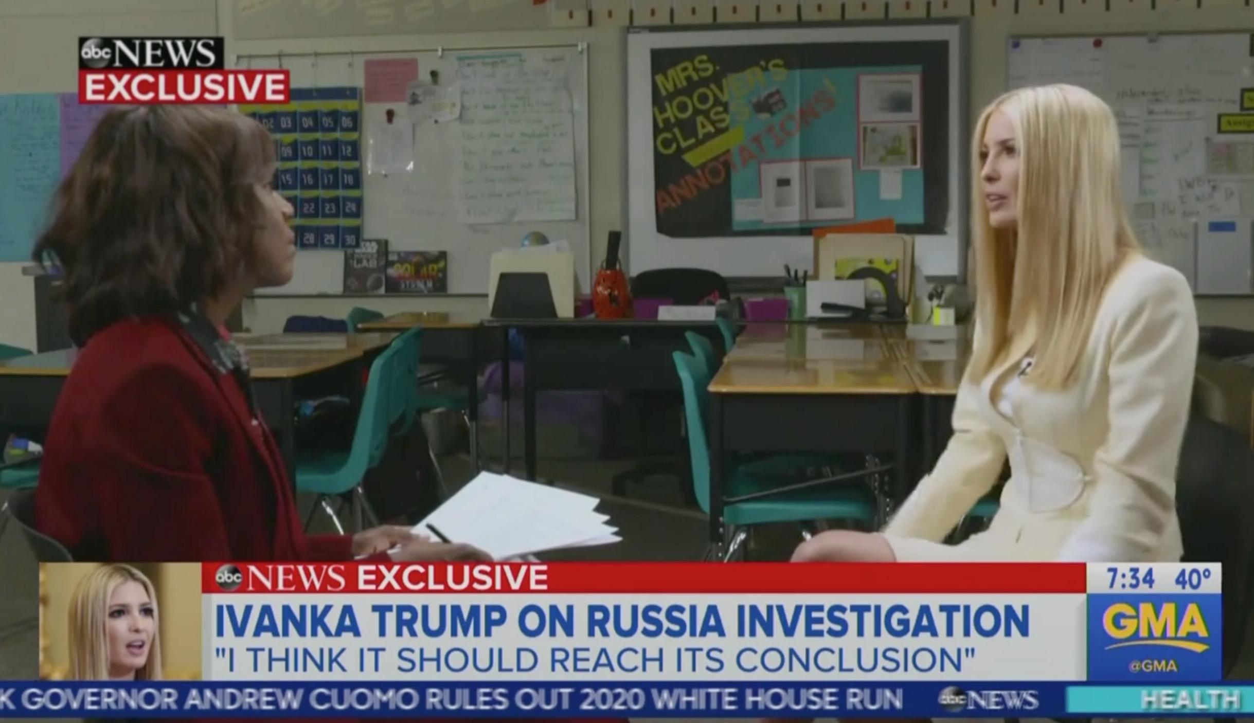 Ivanka Explains Nepotistic Relationship with President Trump: ‘He’s My ...