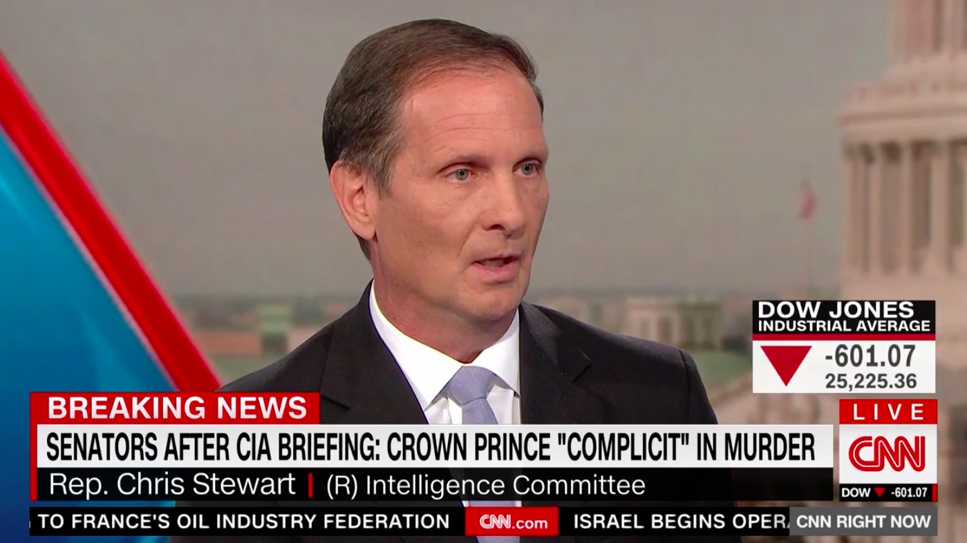 Chris Stewart on Khashoggi: Journalists Disappear All Over
