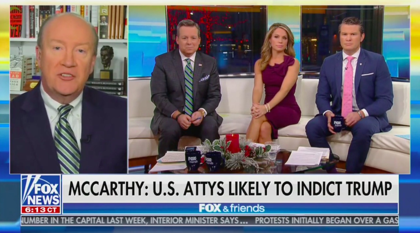 Fox News' Andrew McCarthy: Trump Will Be Indicted