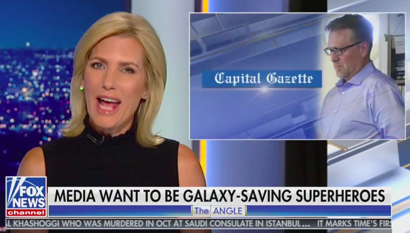 Laura Ingraham: Time's Slain Journalists POTY is Self-Serving