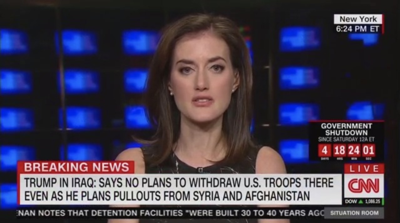 CNN's Sam Vinograd Says Trump's Iraq Trip a 'Campaign Rally'