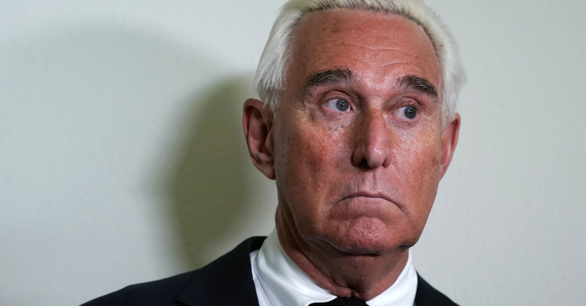 Roger Stone Posts Picture of Case Judge Next to Crosshairs