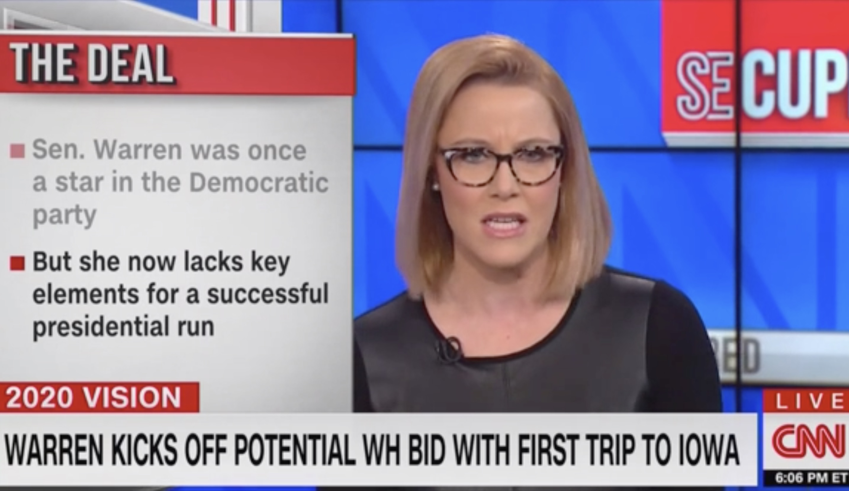CNN’s S.E. Cupp: It Seems Like Elizabeth Warren’s ‘Candidacy is DOA’