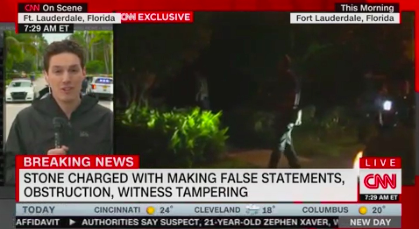 So How Did CNN Get That Exclusive Footage of Roger Stone's Arrest?