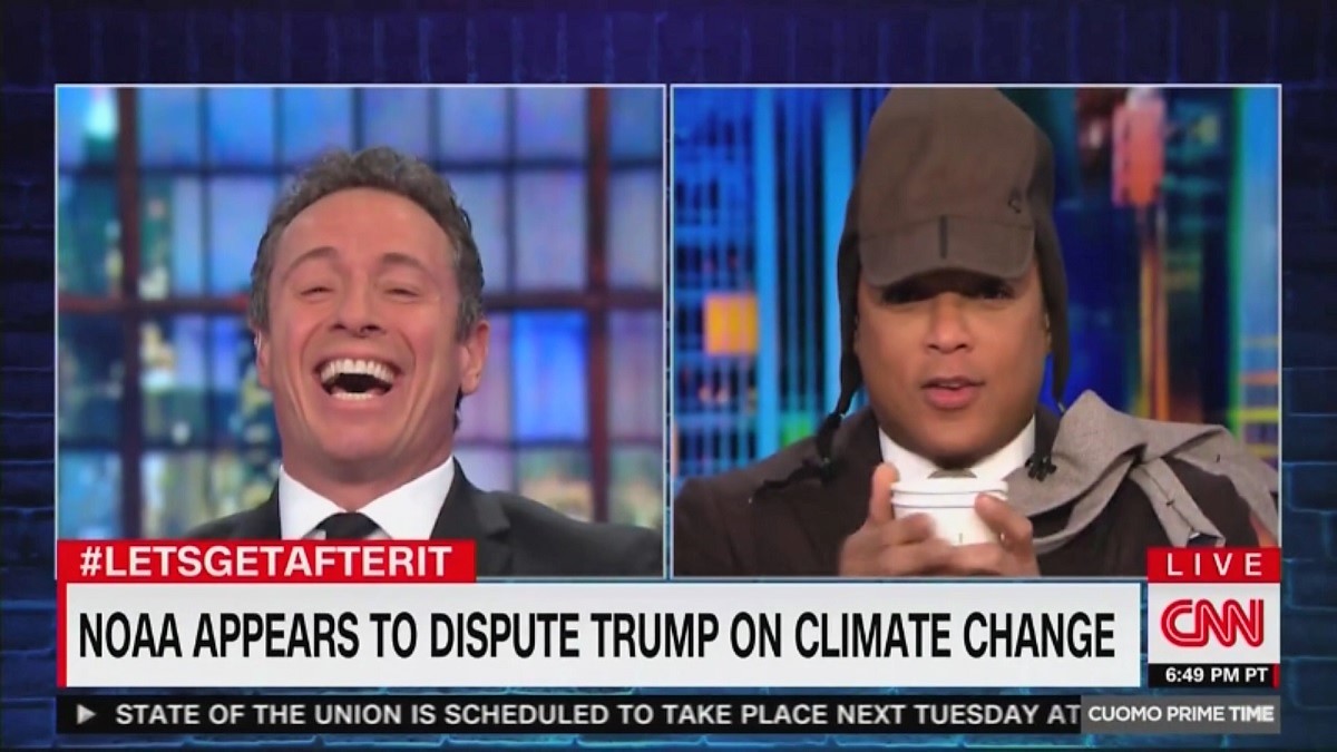 Chris Cuomo and Don Lemon Mock Trump Over ‘Global Waming’ Tweet