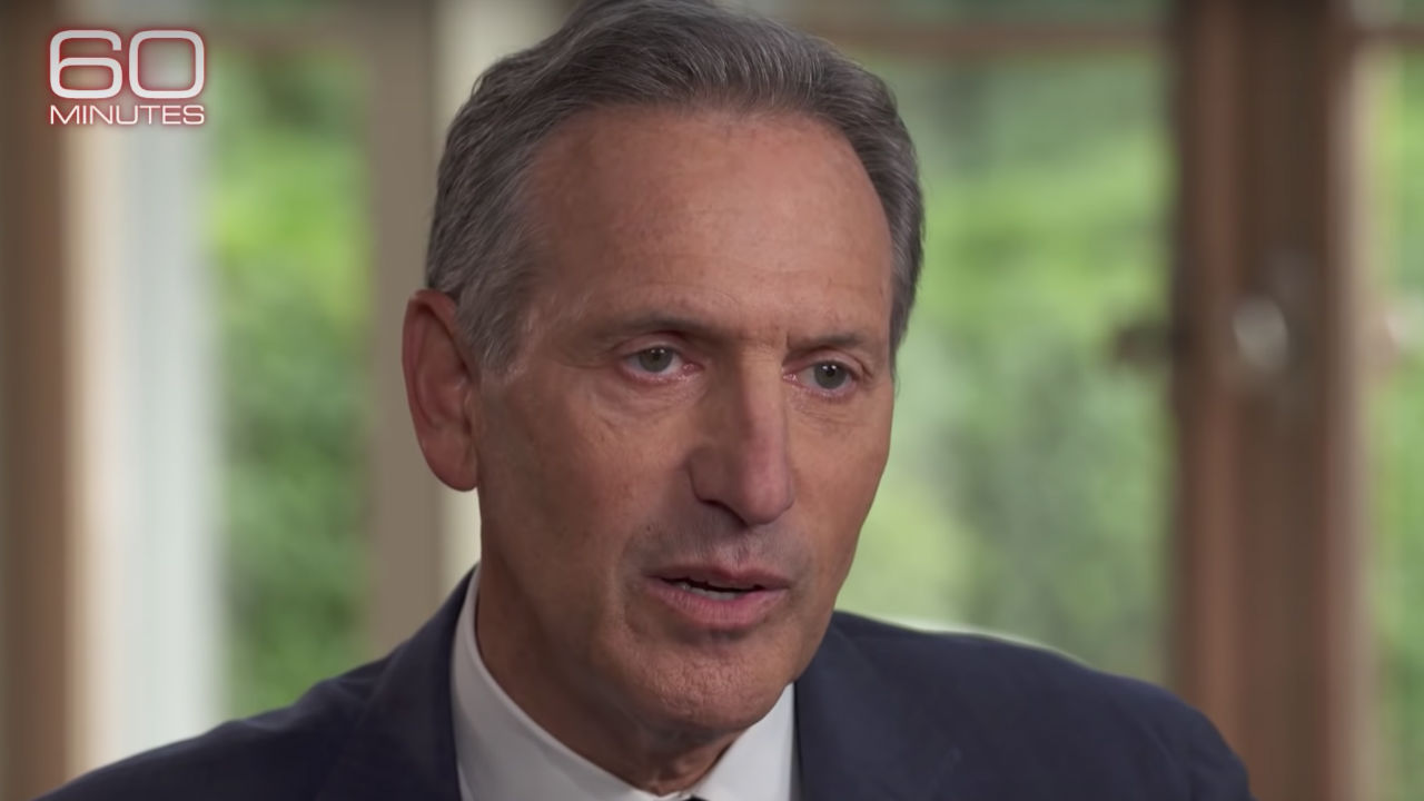 Howard Schultz Tying Presidential Run to Joe Biden Success