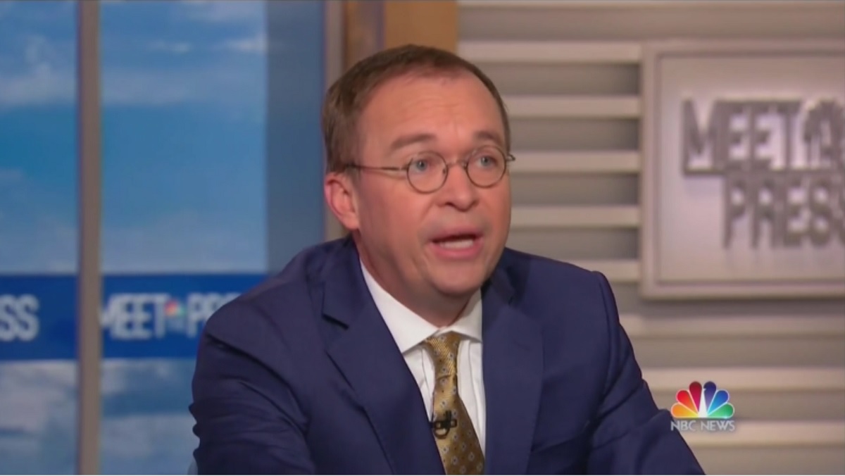 Here's What Mulvaney Absurdly Claims is Trump's Big Concession