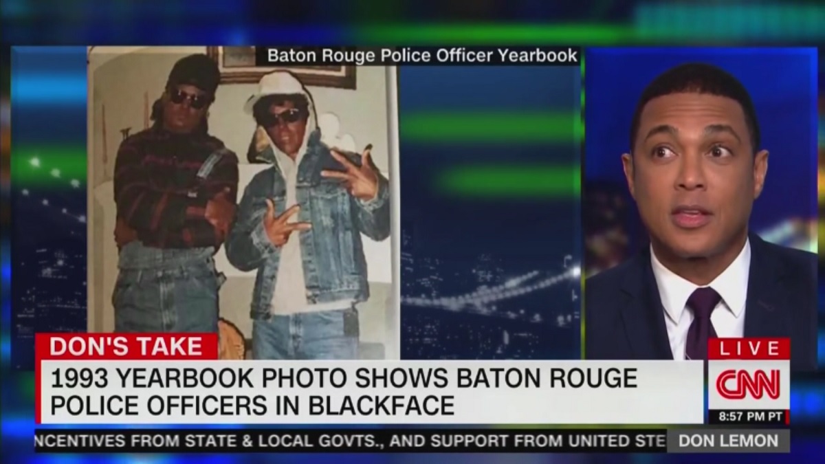Don Lemon Completely Loses It Over Cops' Comically Bad Blackface Disguise