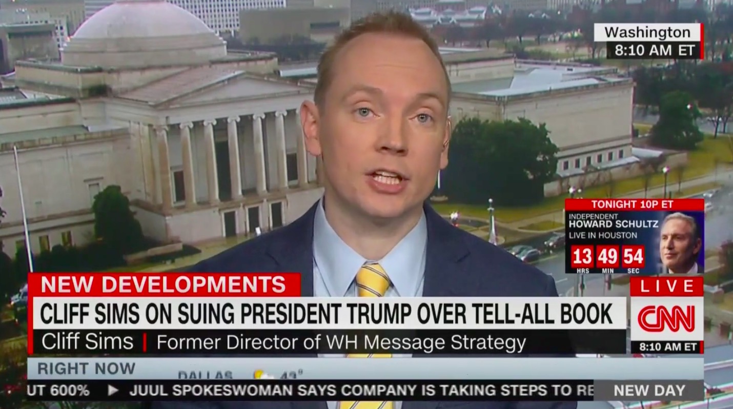 Cliff Sims Explains Why He's Suing Trump
