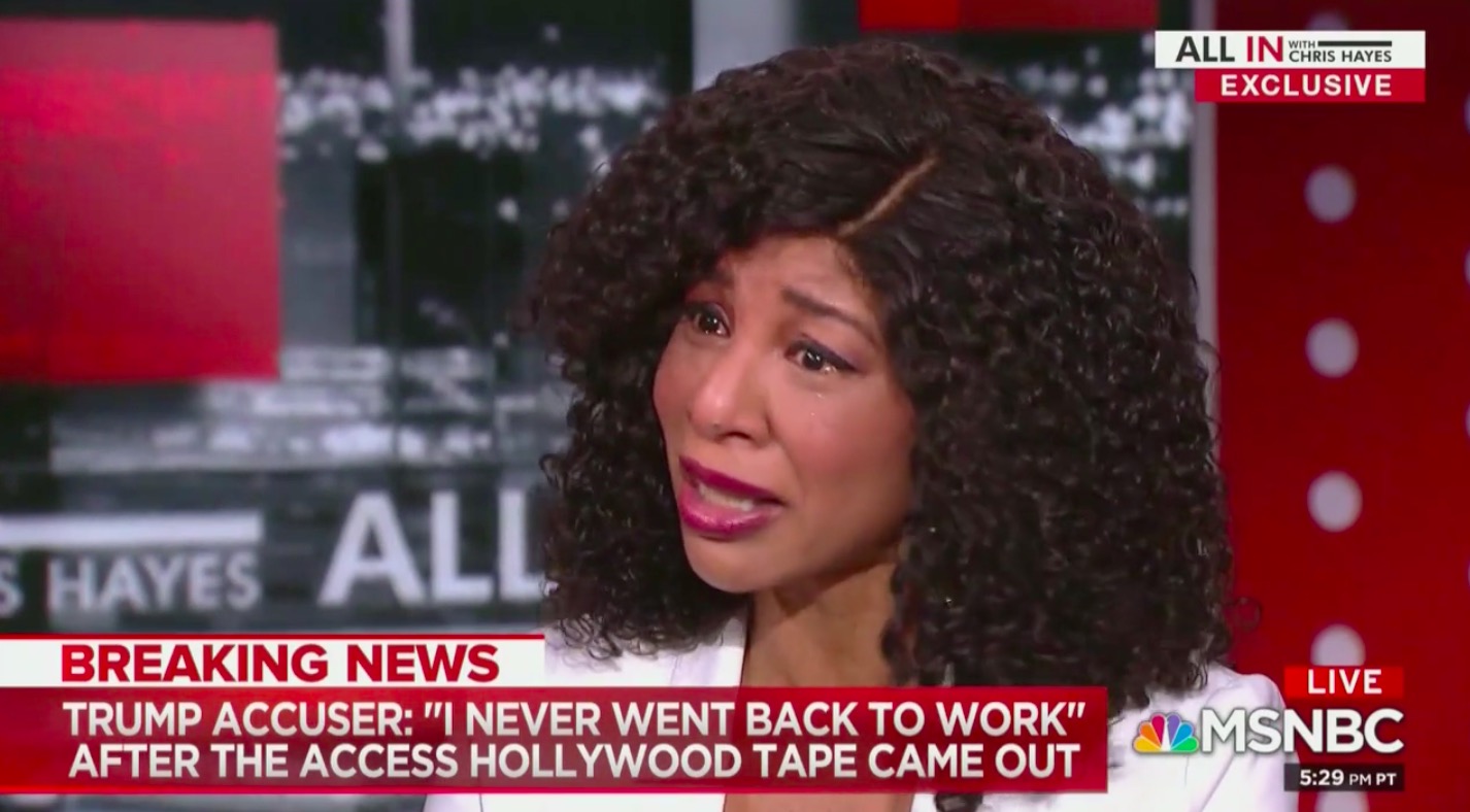 Trump Accuser Alva Johnson on Access Hollywood: That's What He Did to Me