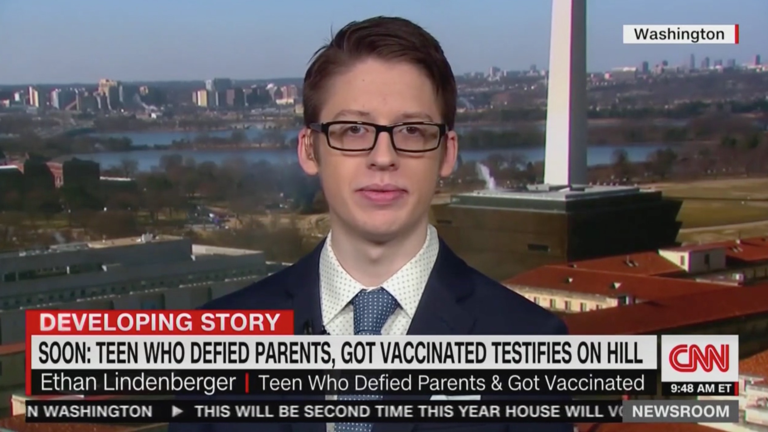 Ethan Lindenberger Speaks Out Against Anti-Vaccine Theories