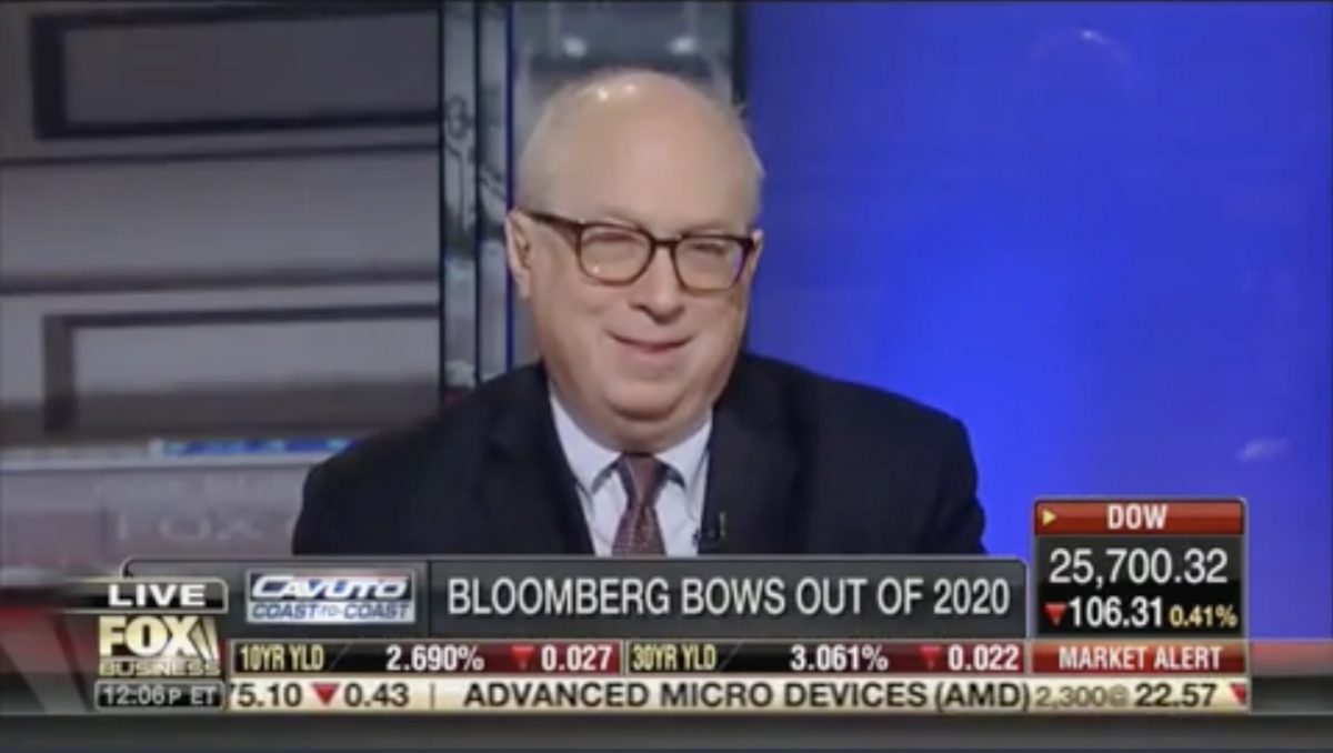 Doug Schoen Says Bloomberg Will Not Endorse Biden Despite Pulling Out ...