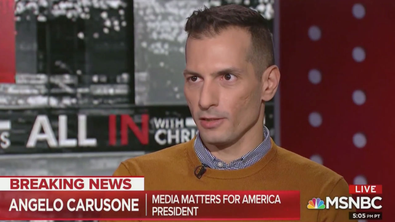 Media Matters' Angelo Carusone's Controversial Blogs Unearthed