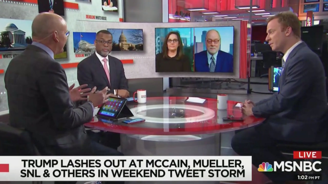 MSNBC Panel Goes Off on POTUS Twitter ‘Meltdown’: ‘We’ve Become So ...
