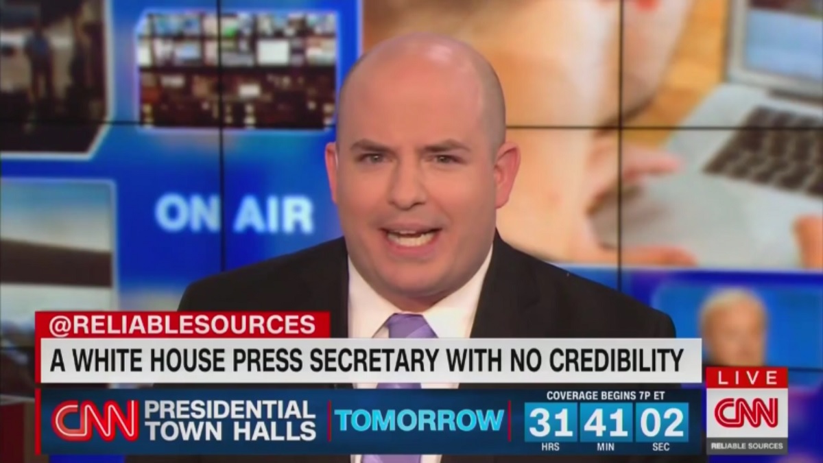 Brutal: CNN’s Brian Stelter Asks ‘Why Does Sarah Sanders Still Have a Job?’