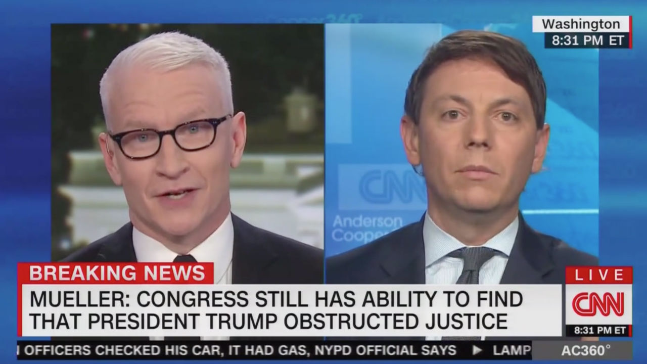 Anderson Cooper Battles WH Spox on Mueller Report: ‘Did the President ...