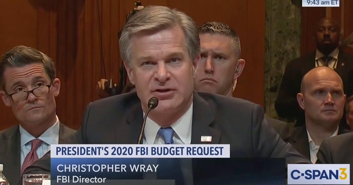 FBI Director Wray Testifies He Has No Evidence of Illegal Surveillance ...