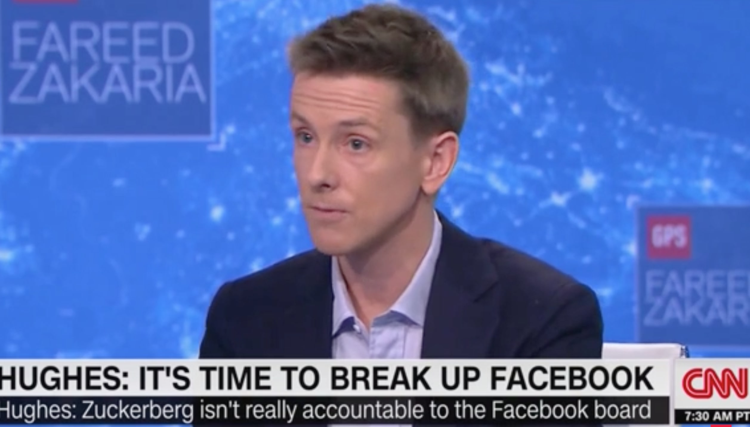Facebook Co-Founder Warns Mark Zuckerberg has 'Near-Unilateral Power'