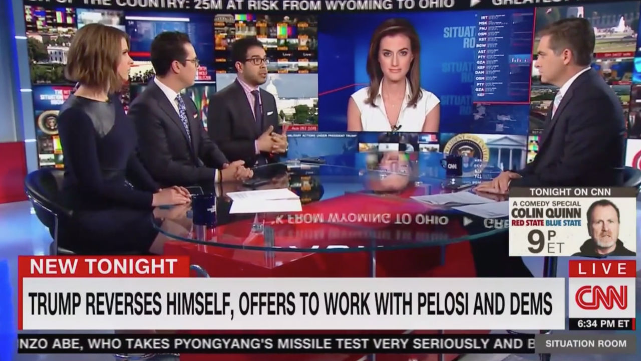 CNN Panel Goes Off on Trump for Reversal on Threat to Dems: Pelosi Won ...