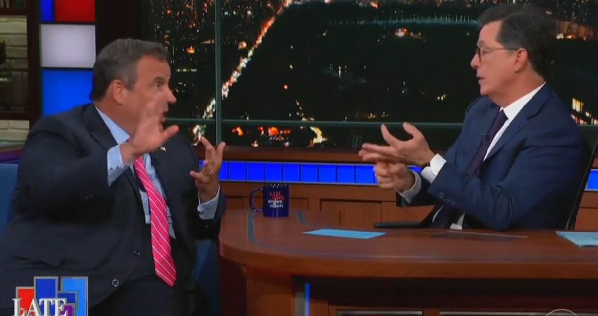 Chris Christie to Stephen Colbert: Say 'Goodbye' to Eric Swalwell and ...
