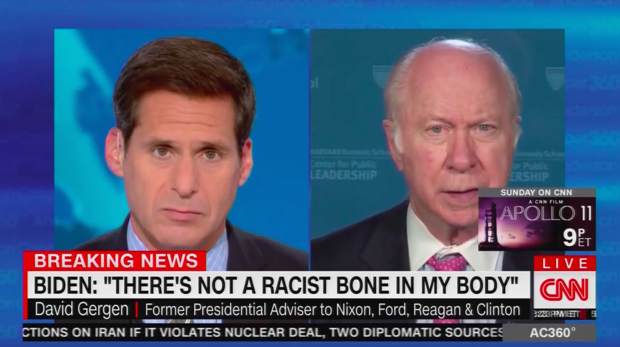 David Gergen Hits Joe Biden Response to Criticism