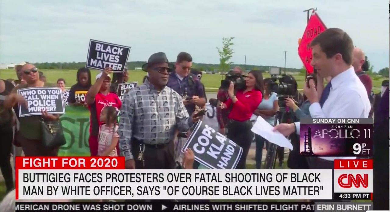 Angry Protestors Confront Pete Buttigieg Over Police Killing of Black Man